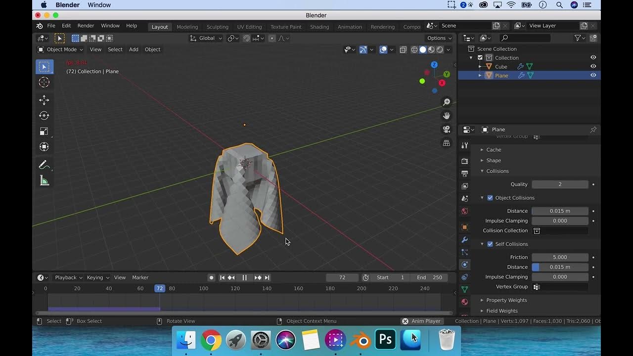 How To Apply Physics In Blender 2.8 - YouTube