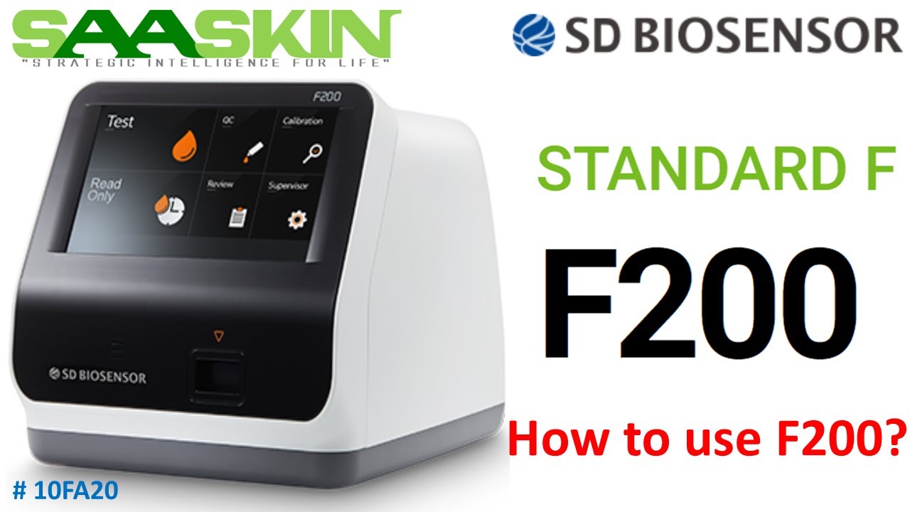 STANDARD F200 Analyzer | FIA | How to use F200 ? | SD Biosensor ...