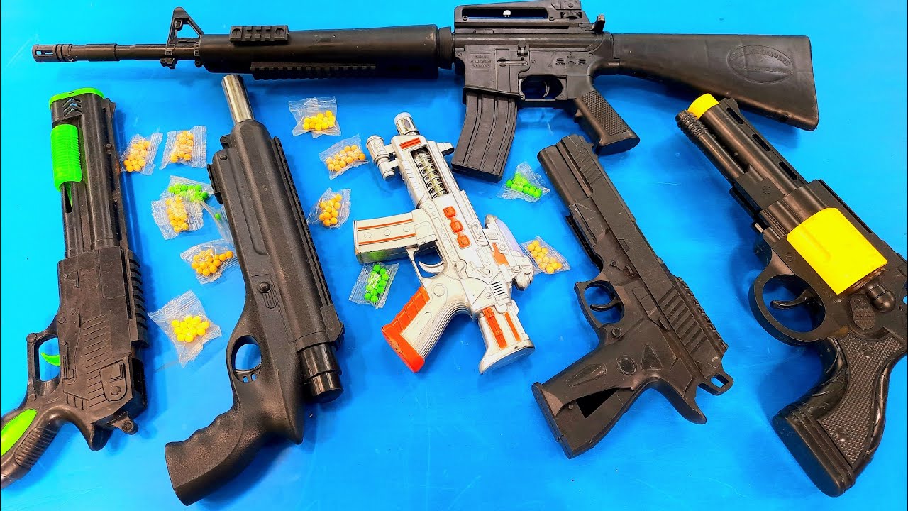 Blowback AK47 Assault Rifle - Airsoft - AKM - Toy Gun - AR15 - M4 ...