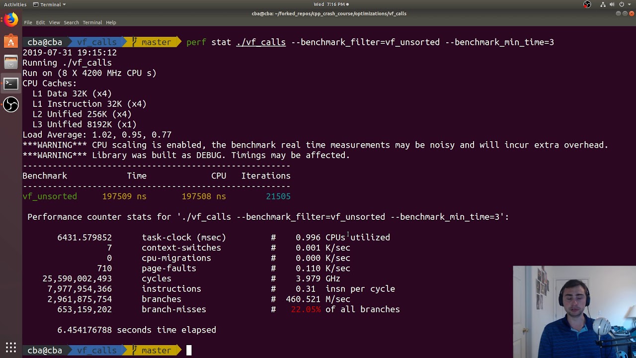 C++ Crash Course: Branch Prediction with Dynamic Dispatch - YouTube
