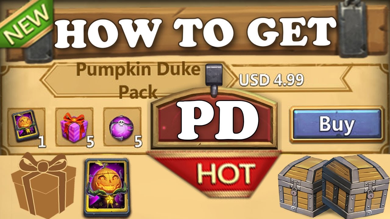 how to get pumpkin duke in castle clash ! FINALLY #THANKSIGG - YouTube