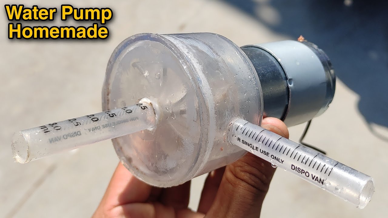 How to make High pressure Water Pump at home | Making of Powerful water ...