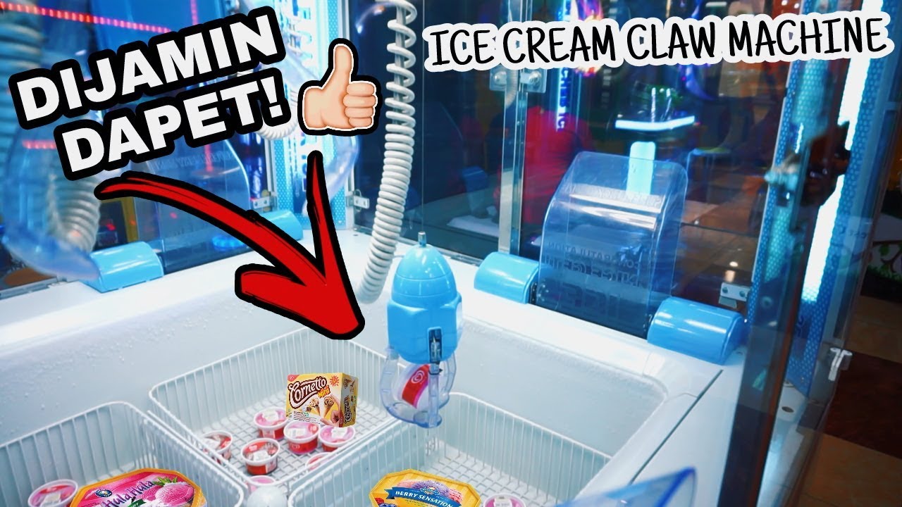 TRIK MAIN MESIN CAPIT ES KRIM DIJAMIN DAPET TERUS! (ICE CREAM CLAW ...