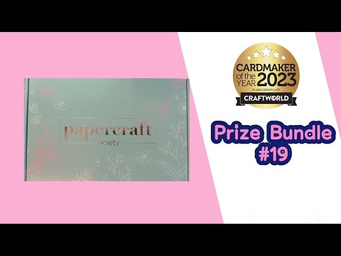 Prize Bundle Papercraft Society Box Cardmaker Of The Year 2023 - YouTube