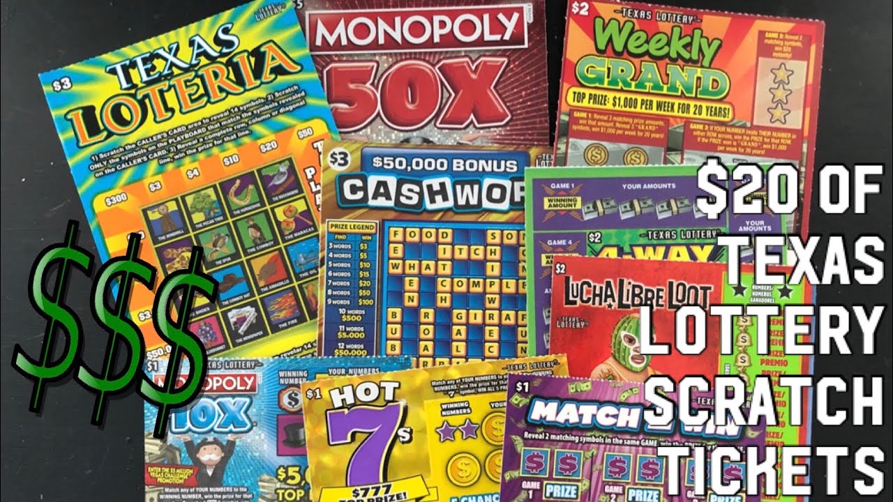 Nice Wins | $20 Scratch Tickets Session - TX Lottery - YouTube
