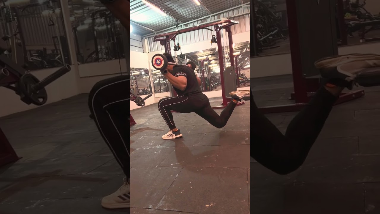 Bench split squat (Bulgarian squat) - YouTube