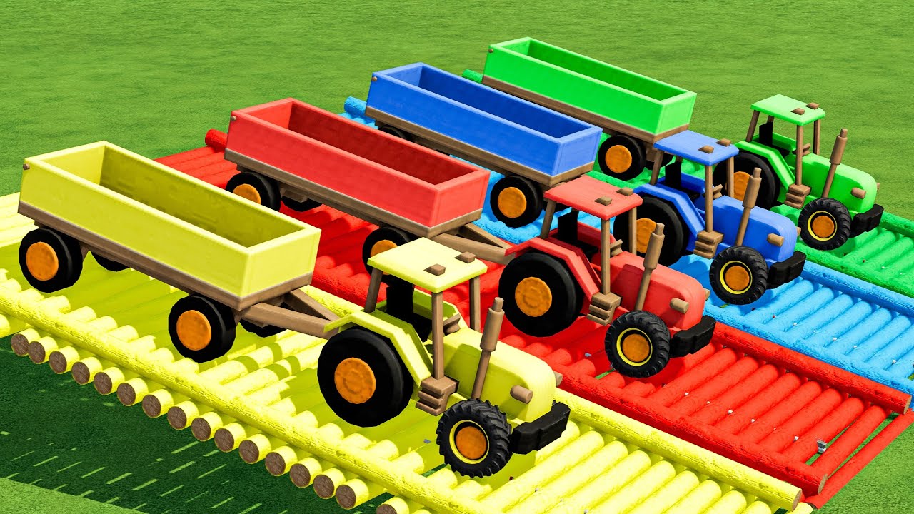 TOY TRACTOR & RAMP OF COLORS IN FS22 | FARMING SIMULATOR 22 | - YouTube