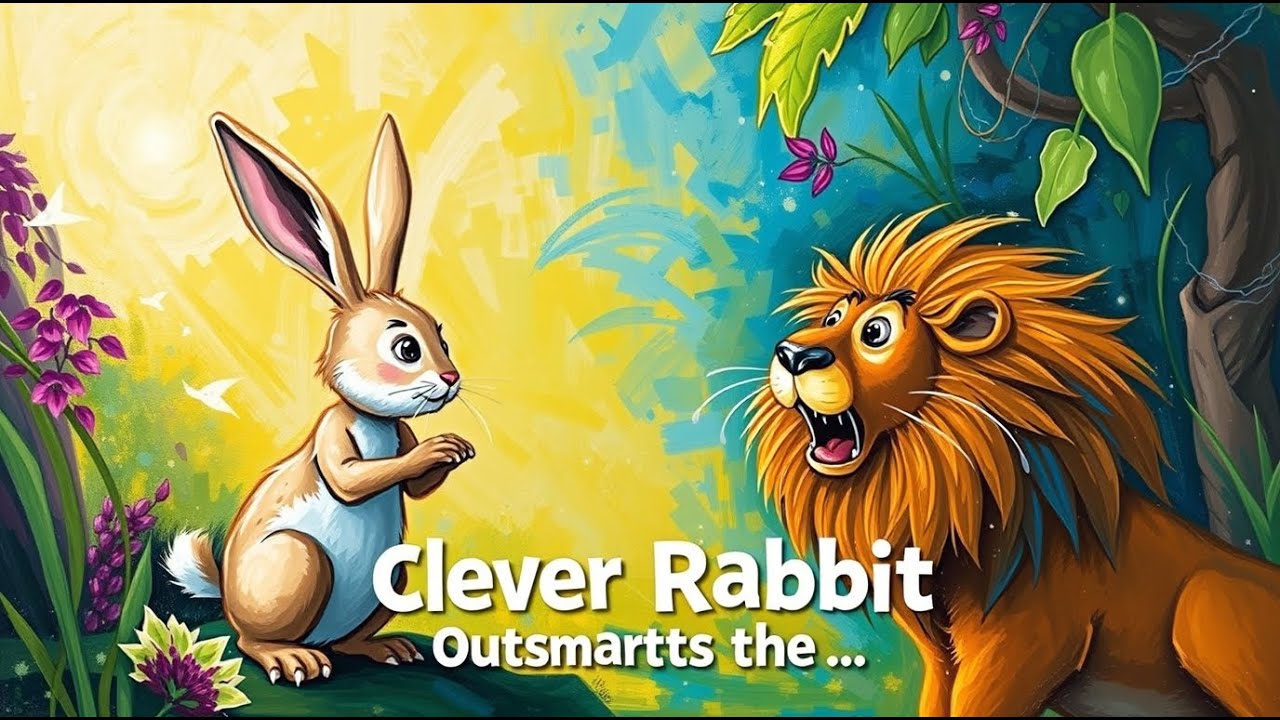 🐰 The Clever Rabbit Outsmarts the Lion! 🦁 | Best Moral Story for Kids ...