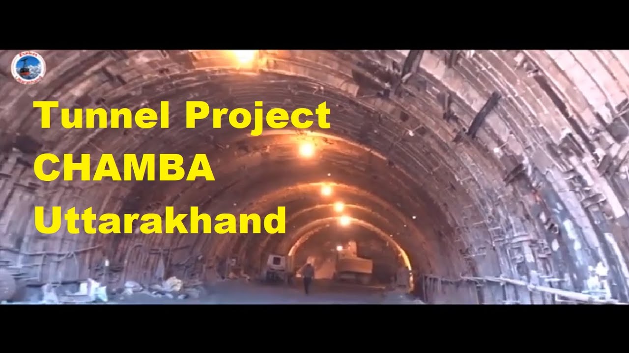Tunnel Project on Progress of Chamba Tehri Garhwal Uttarakhand - YouTube