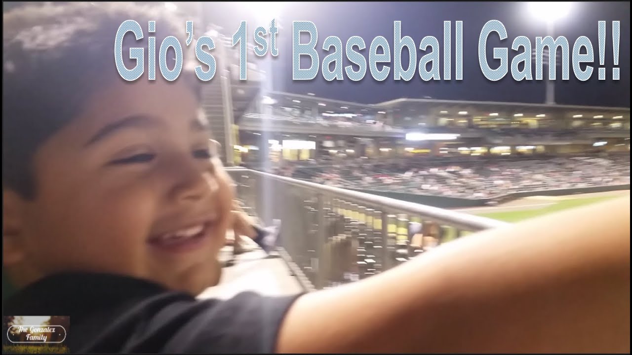 Gio's 1st Baseball Game!!! - YouTube