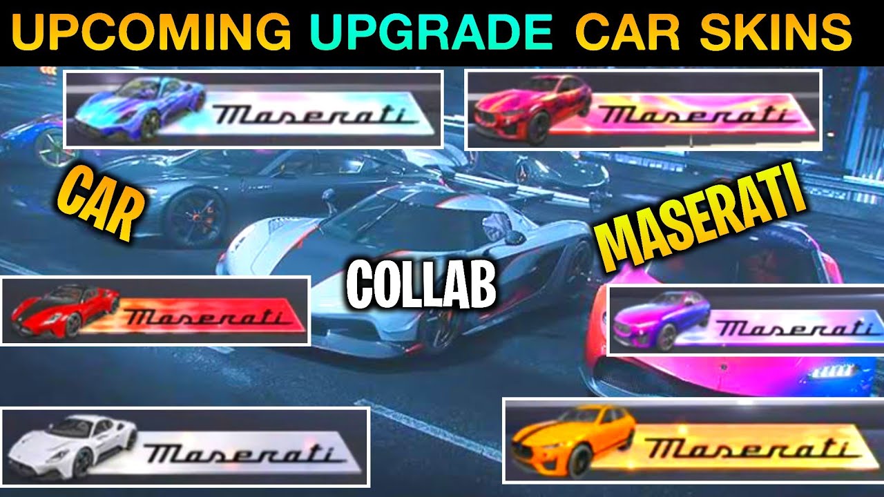 Upcoming Car Skin Collab With Maserati |😱 Pubg Mobile Next Car | New ...
