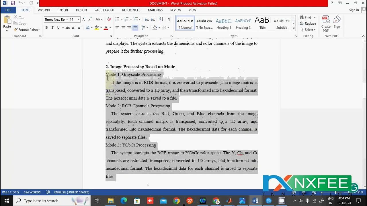 EFFICIENT IMAGE CONVERSION AND RESTORATION SYSTEM WITH HEXADECIMAL ...