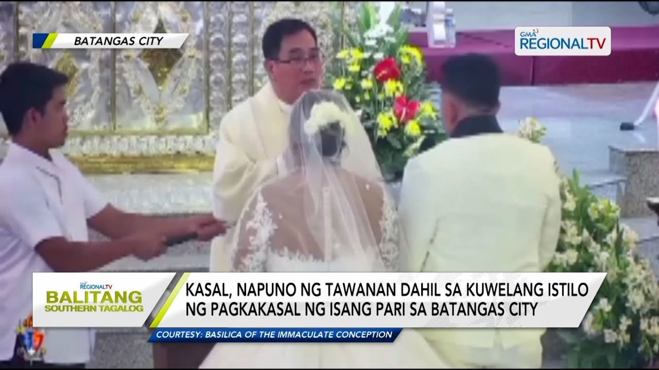 Balitang Southern Tagalog: Kasal, napuno ng tawanan dahil sa kuwelang ...