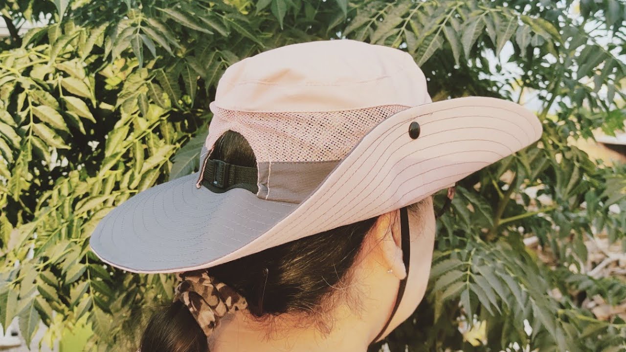 ☀️IDEAL SOMBRERO PARA PROTEGERSE DEL SOL👒🌄 - YouTube