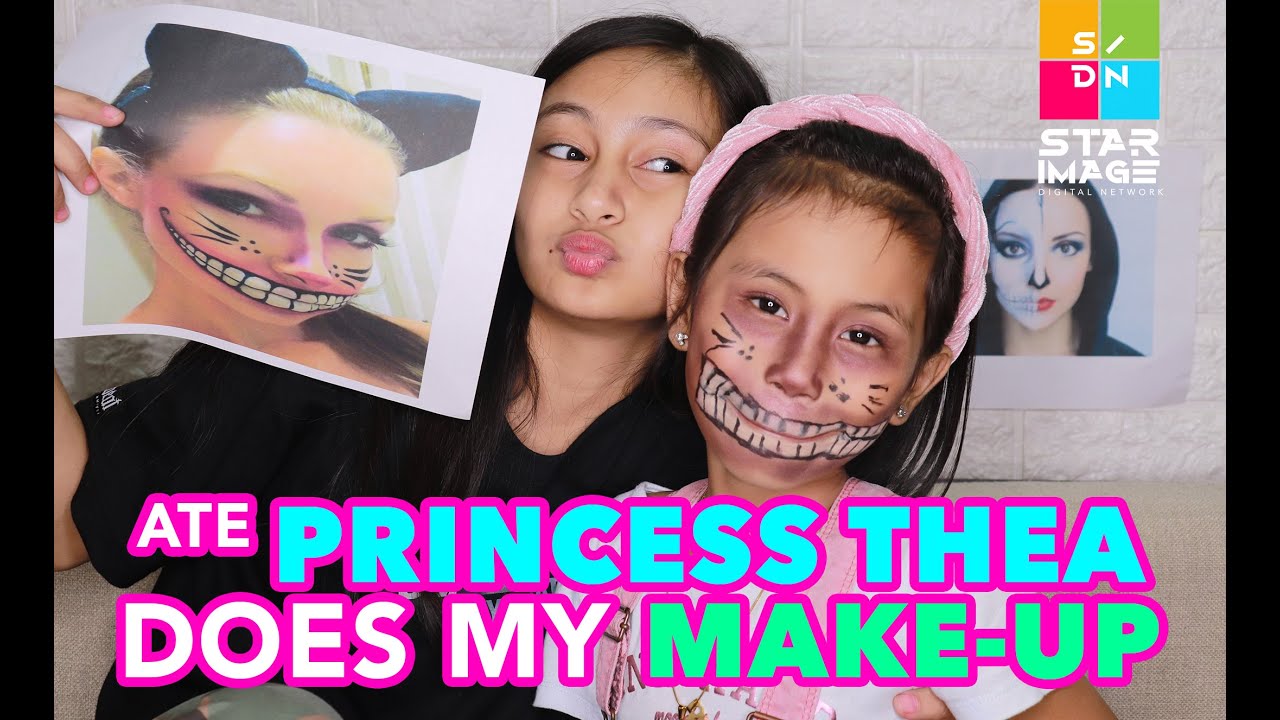 Princess Thea does my Make up Challenge (PART 1) - YouTube