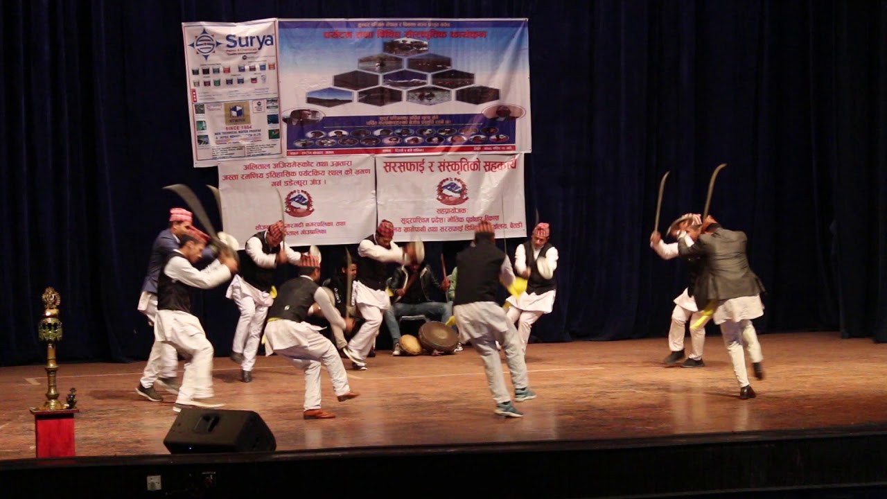 #new cultural deuda dance stage so jamal kathamandu nepal 2019 RDX ...