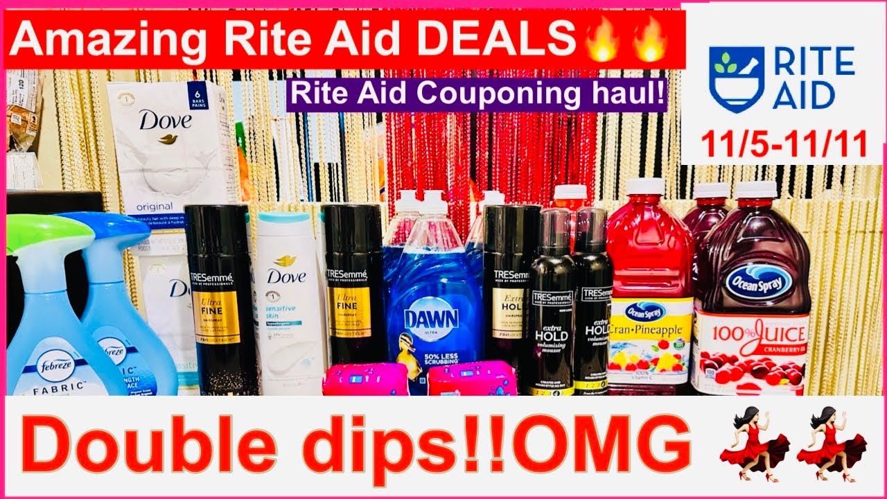 RITE AID Couponing HAUL/ rite aid deals this week! How to coupon at ...