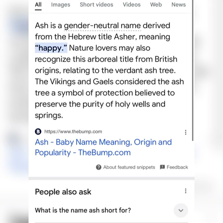 “what does your name mean ?” - YouTube