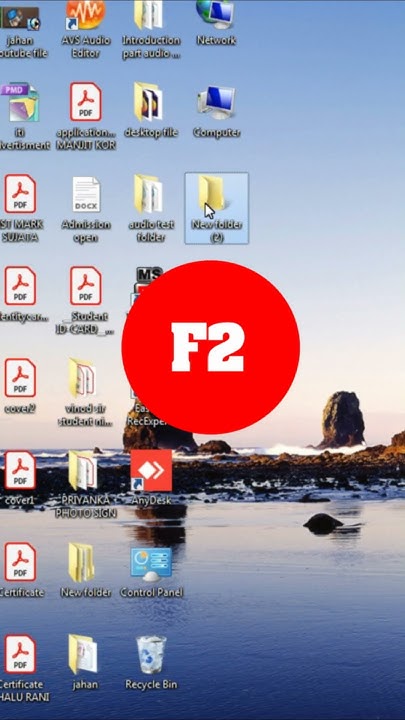 Rename Folder Shortcut key || Rename folder and file || #shortvideo # ...