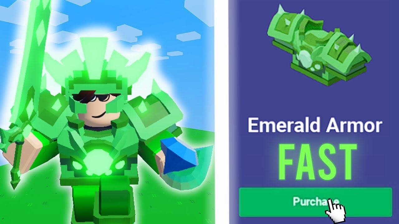 How to get emerald armor in less than 20 seconds🤯🤯🤯 - YouTube