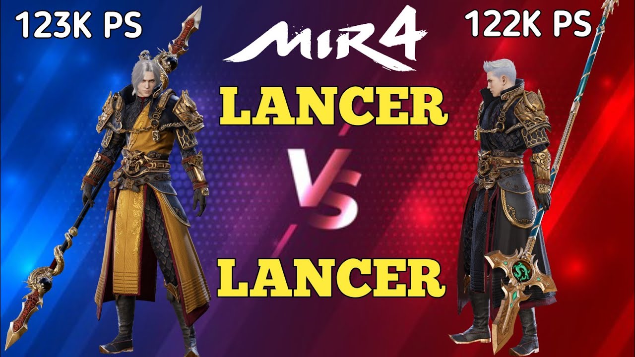 Mir4 | Lancer 123k PS vs Lancer 122k PS | Pvp in Duel Arena - YouTube