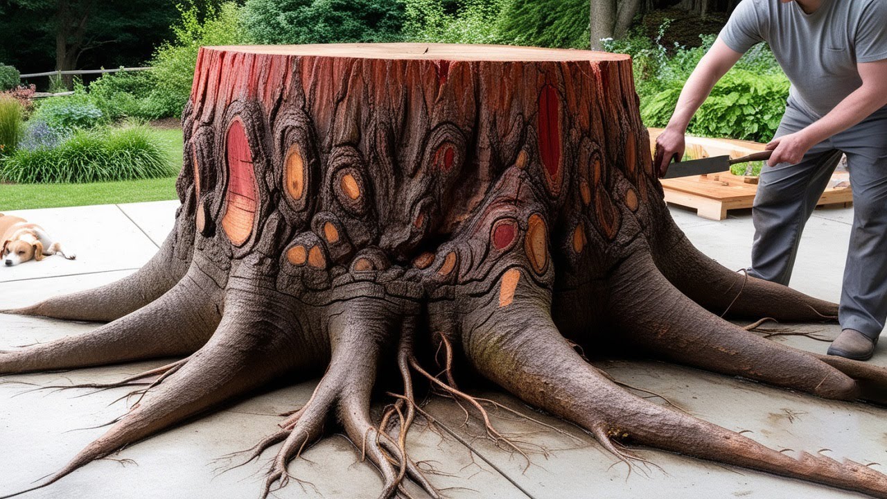 So Unbelievable, You Have to Watch: An Old Abandoned Tree Stump Has ...