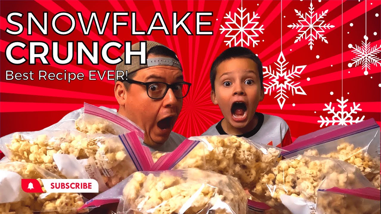 Snowflake CRUNCH!!! The Most Addictive Christmas Treat. 4 ingredients ...