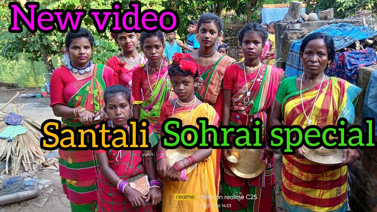 New video santali Sohrai special sarpa video santali traditional video ...