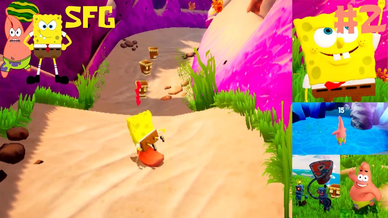 SpongeBob SquarePants BFBBR: Fun at Jellyfish Fields with SpongeBob and ...