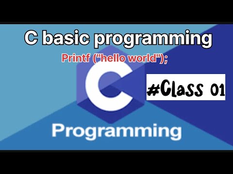 C language basic programming.#class_1 - YouTube