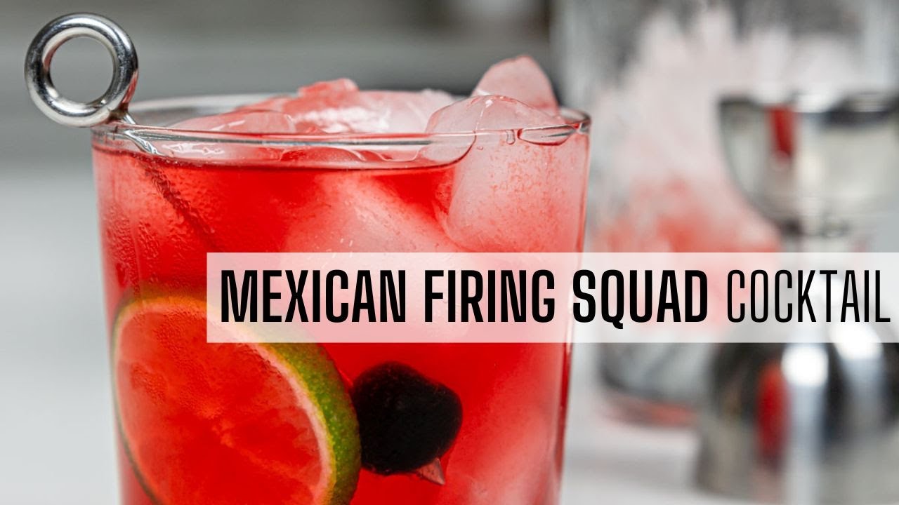 Mexican Firing Squad Cocktail - YouTube