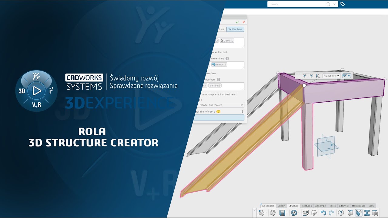 FIRST LOOK - 3D Structure Creator - Rola na platformie 3DEXPERIENCE - YouTube