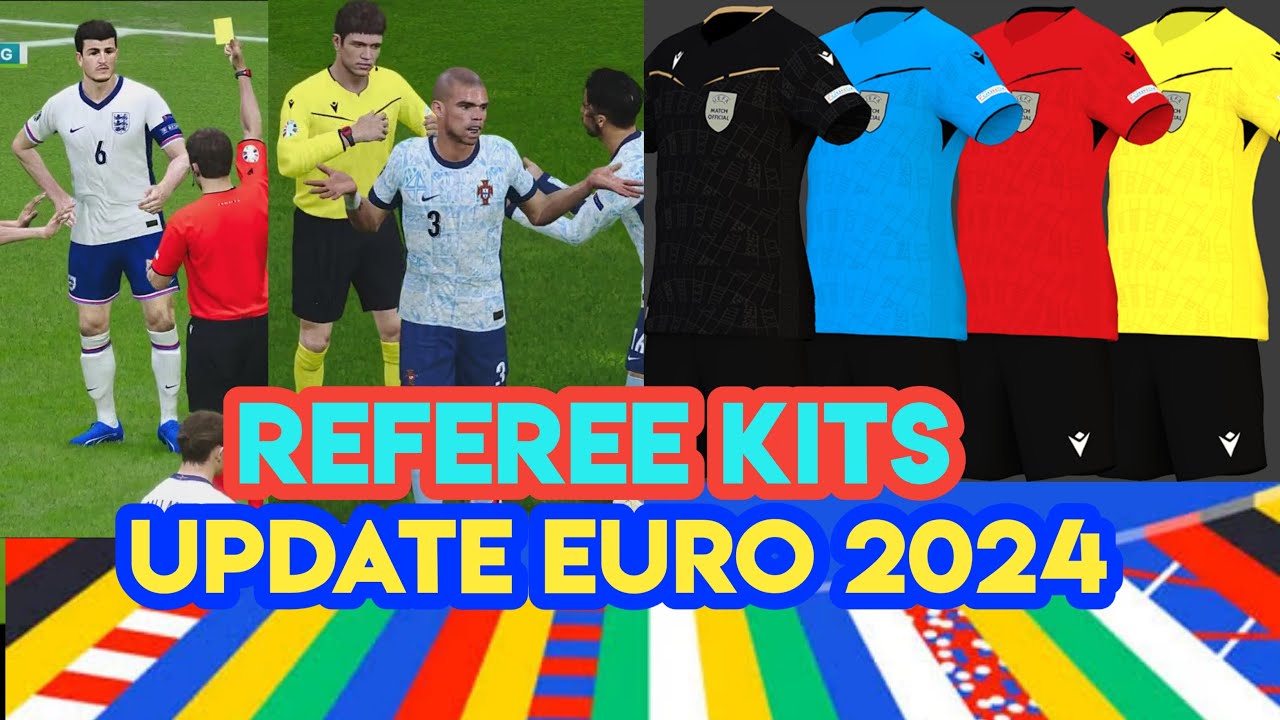 PES 2021 Referee Kits Update EURO 2024 - YouTube