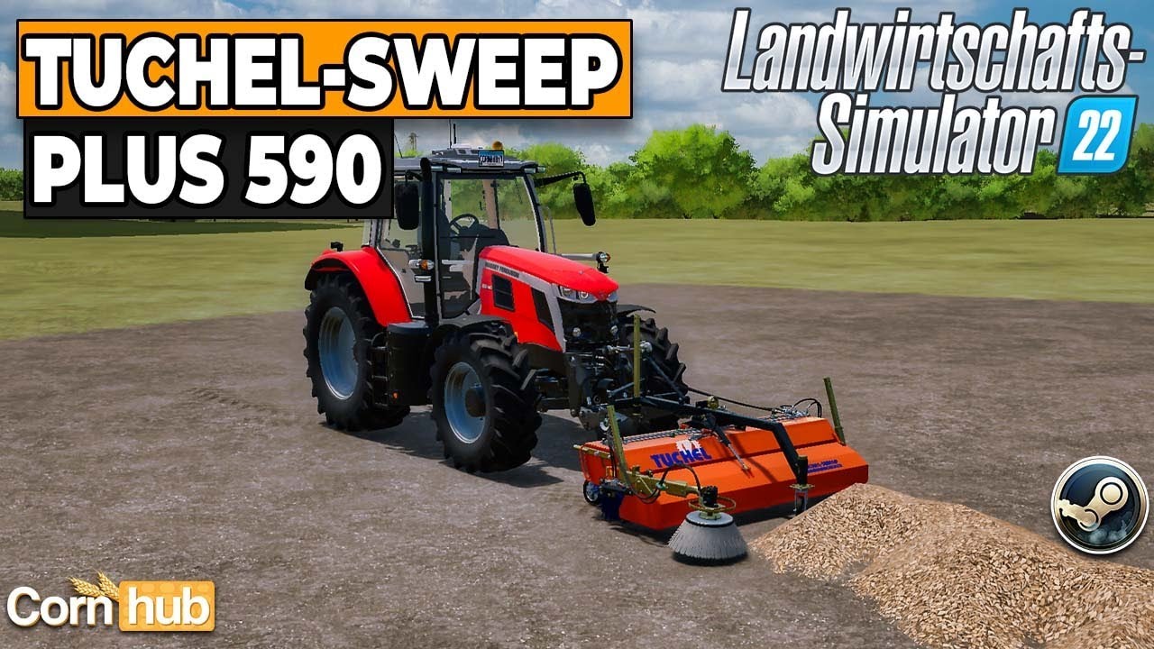 LS22 Mods - Tuchel-Sweep PLUS 590 - LS22 Modvorstellung - YouTube