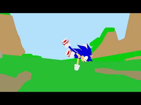 Sanic running - YouTube