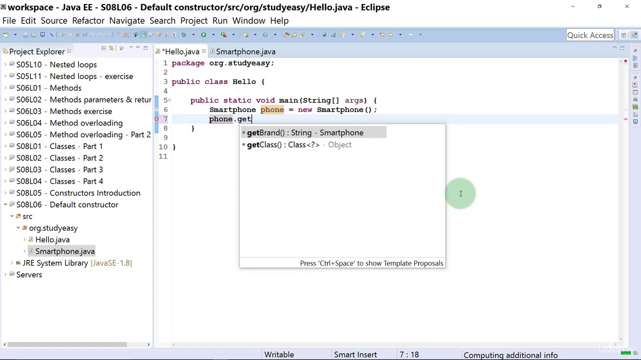 53 Default constructor - YouTube