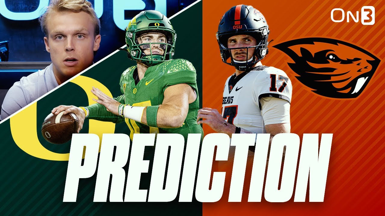 Oregon Ducks vs Oregon State Beavers | Dan Lanning, Bo Nix, Johnathan ...