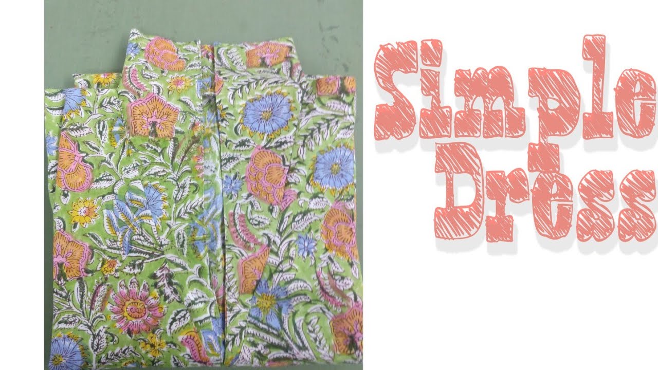 SIMPLE DRESS CUTTING| TAILORING TECH - YouTube