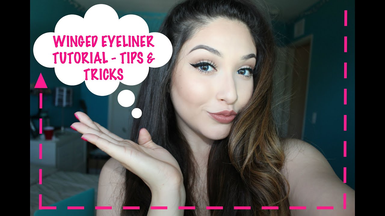 Winged Eyeliner Tutorial Tips And Tricks Missgabbieglam Youtube