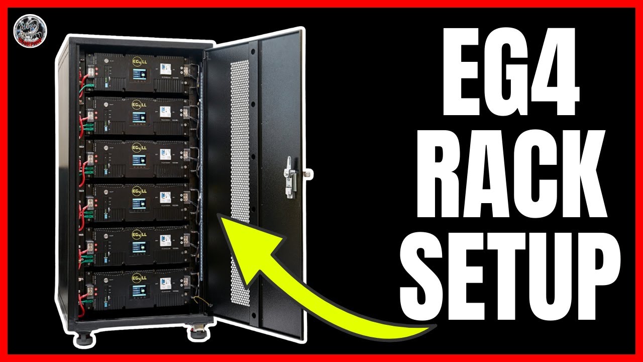 How to / EG4 Server Rack and Batteries Installation - YouTube