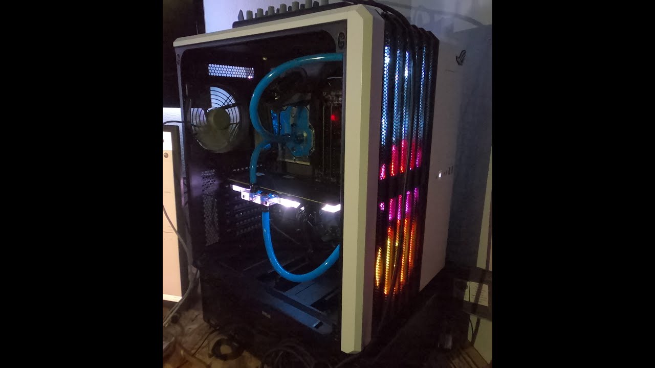 Custom loop pc build - YouTube