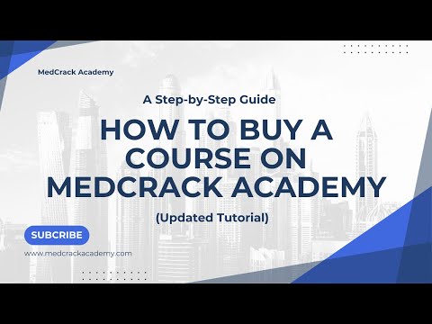 How to Buy a Course on MedCrack Academy (Updated Tutorial)