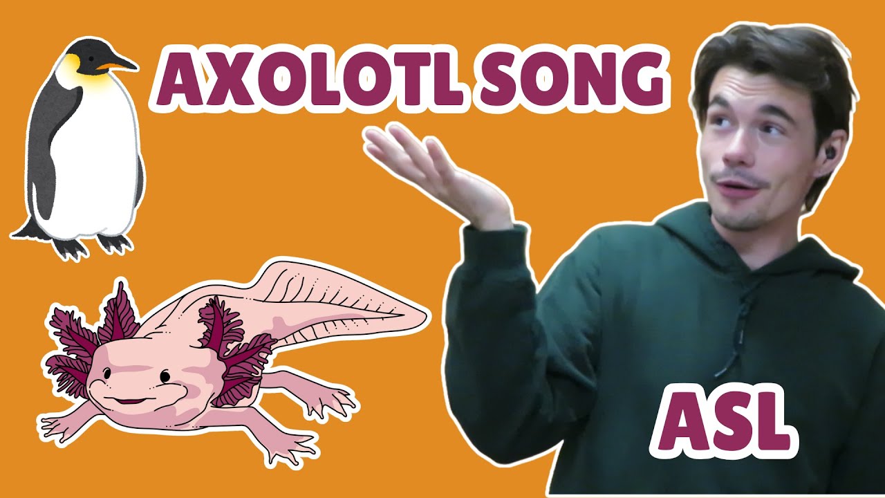 Axolotl song | ASL | Nursery Rhymes for Babies and Toddlers - YouTube