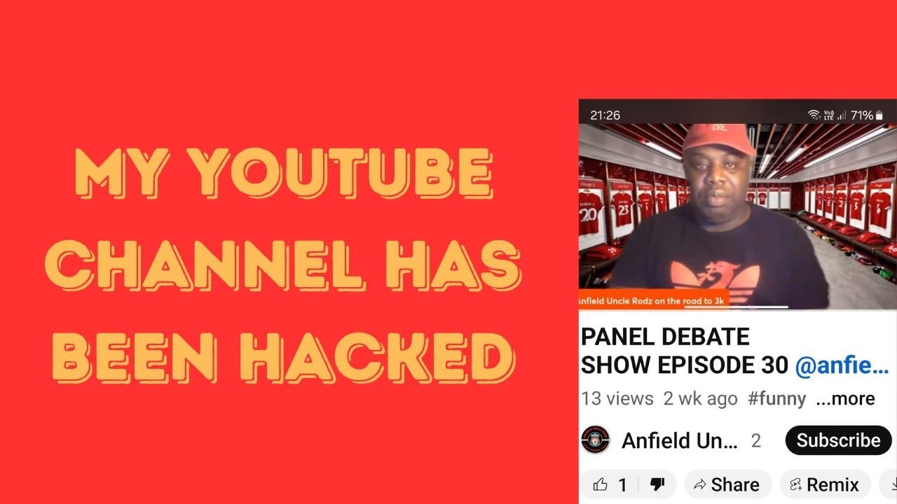 My youtube channel has been hacked - YouTube