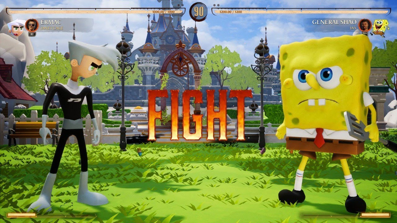 Mortal Kombat 1 - Danny Phantom Vs SpongeBob - YouTube