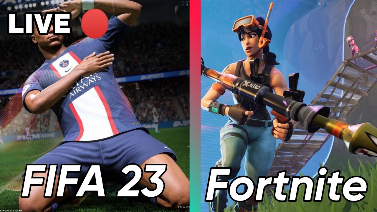 LIVE FORTNITE E FIFA 23 | PS5 Gameplay | by Figas Play - YouTube