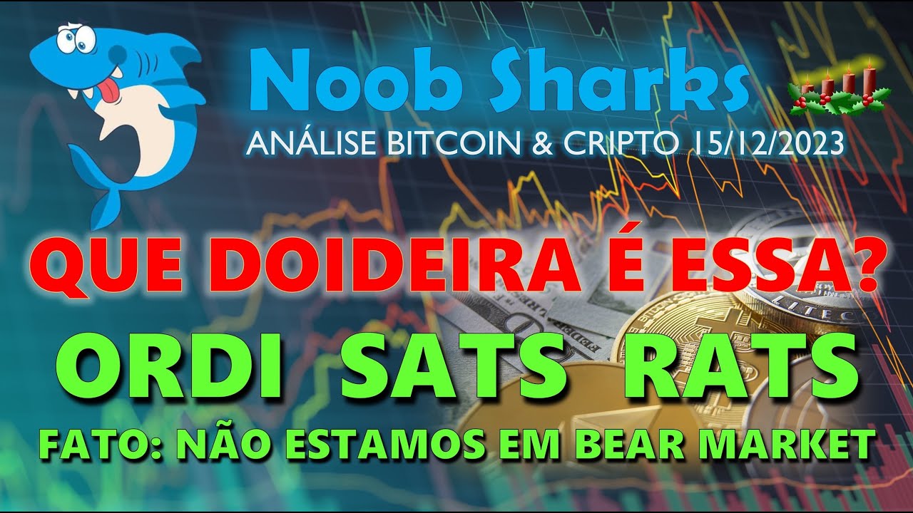 15/12/2023 - BITCOIN HOJE! QUE DOIDEIRA É ESSA? ORDI SATS RATS. NÃO ...