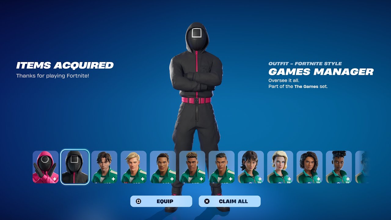 HOW TO GET SQUID GAMES MANAGER SKIN IN FORTNITE! - YouTube