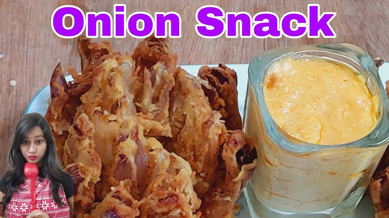 Fried Onions recipe with Cheese Sauce | পিয়াজু নতুন স্বাদে | Onion ...