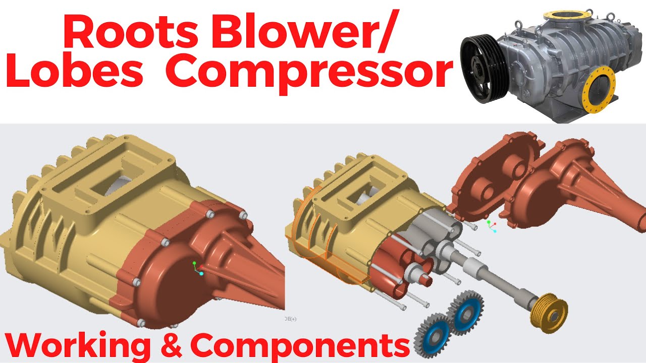 Root Blower Air Compressor || Lobe Air Compressor || Rotory Air ...